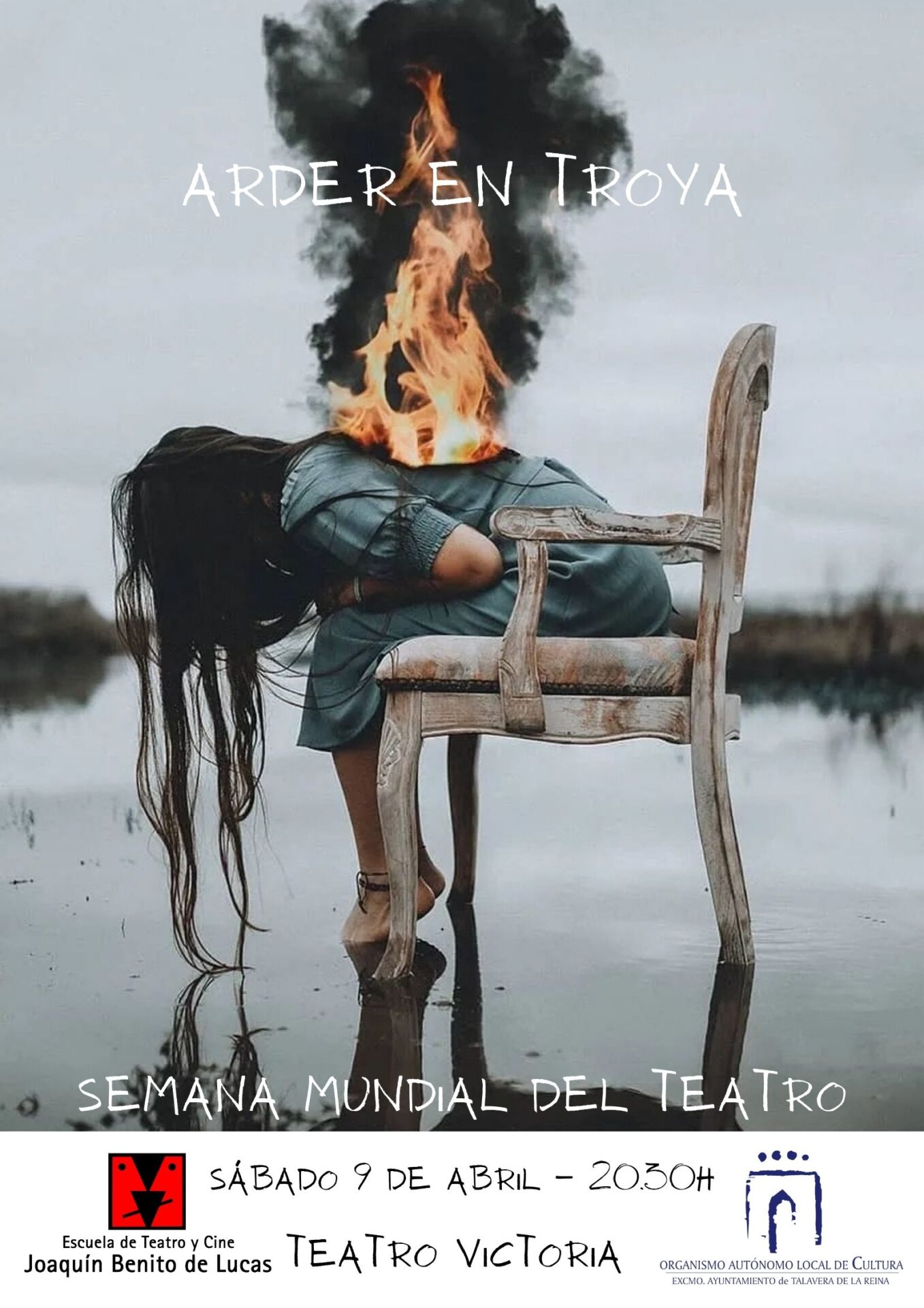 Semana mundial del teatro: Arder en Troya - Cover Talavera