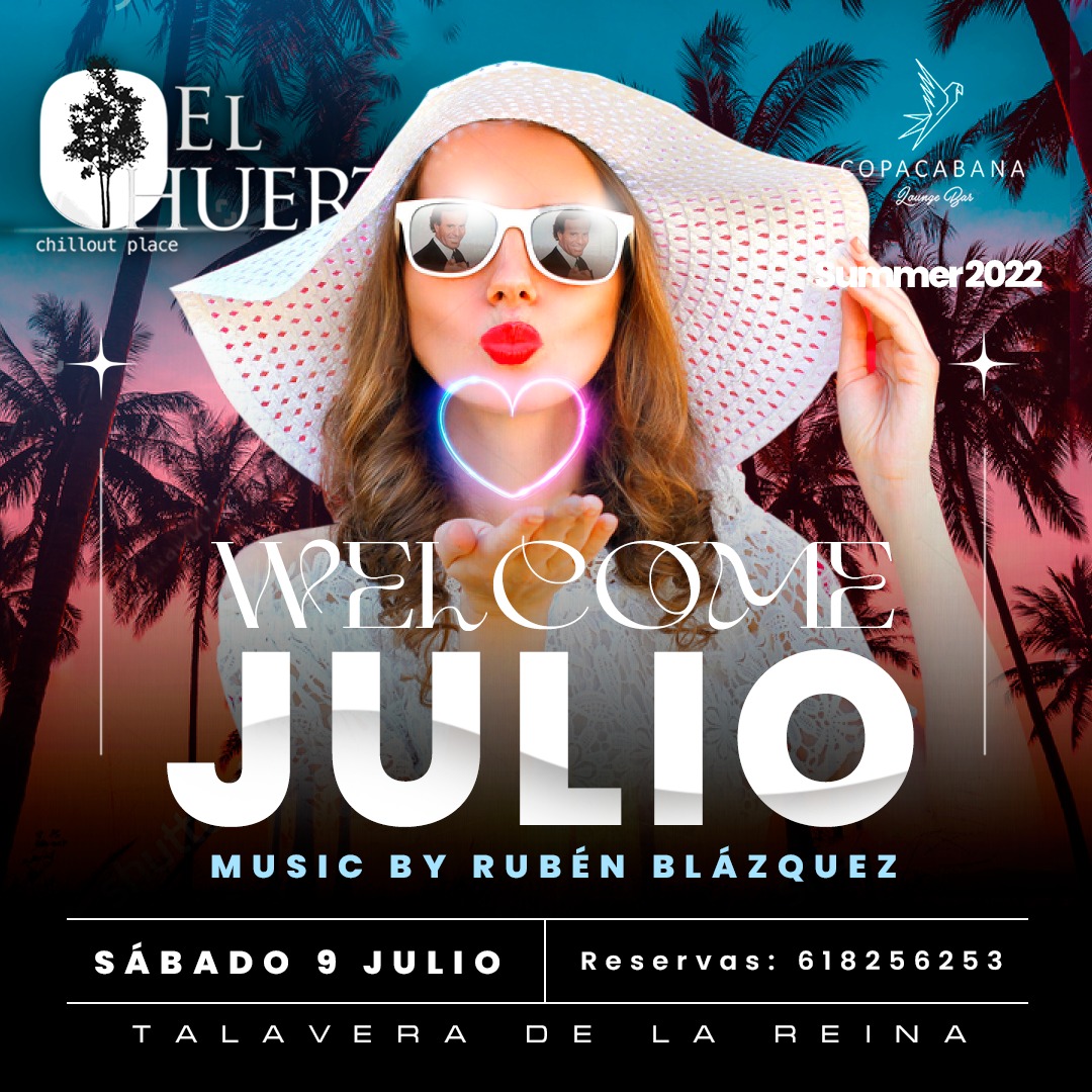 Welcome Julio en el Huerto - Cover Talavera