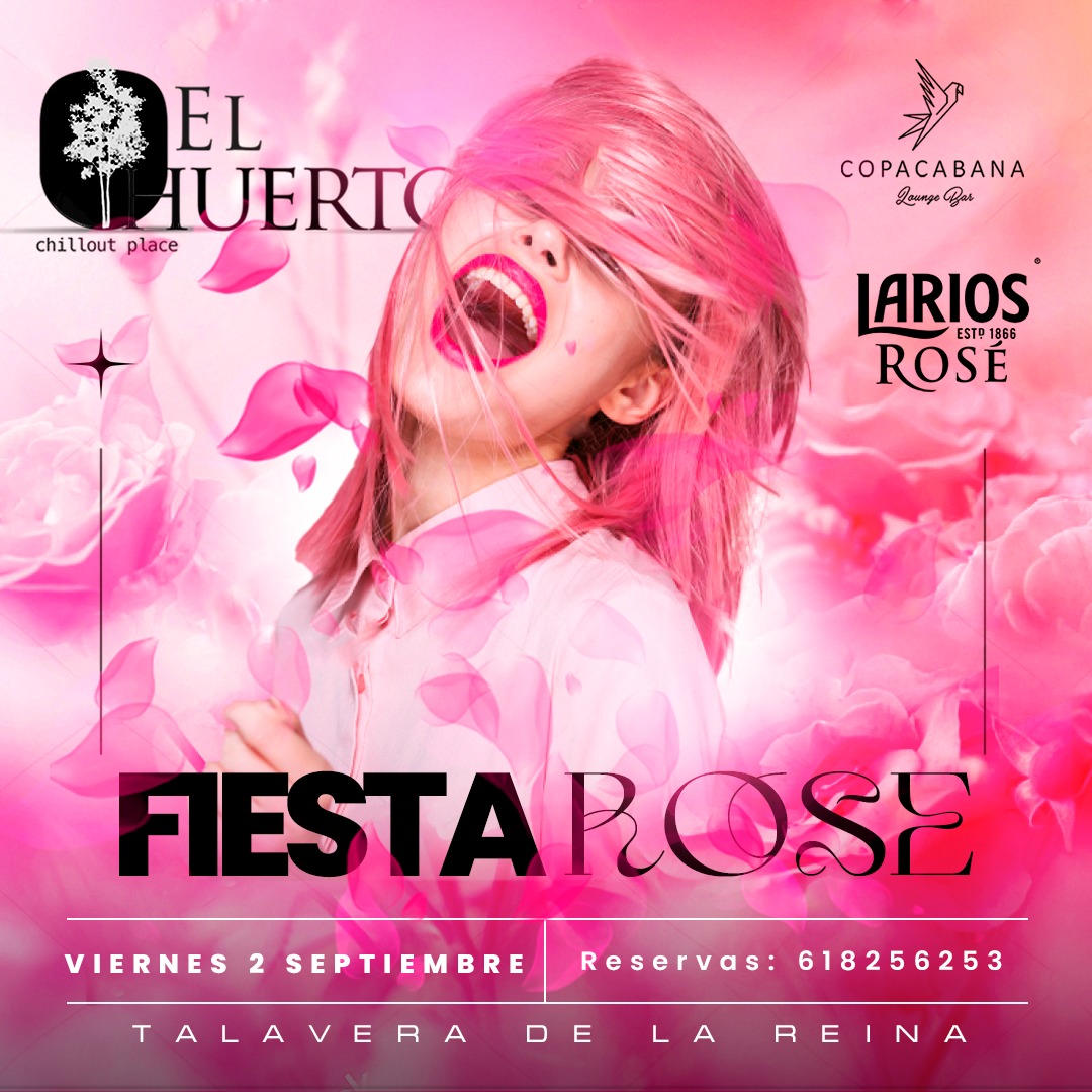 Fiesta Rose en El Huerto Talavera - Cover Talavera