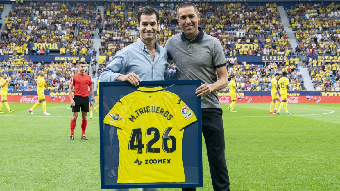 Manu Trigueros, 426 partidos en el Villareal CF - Cover Talavera