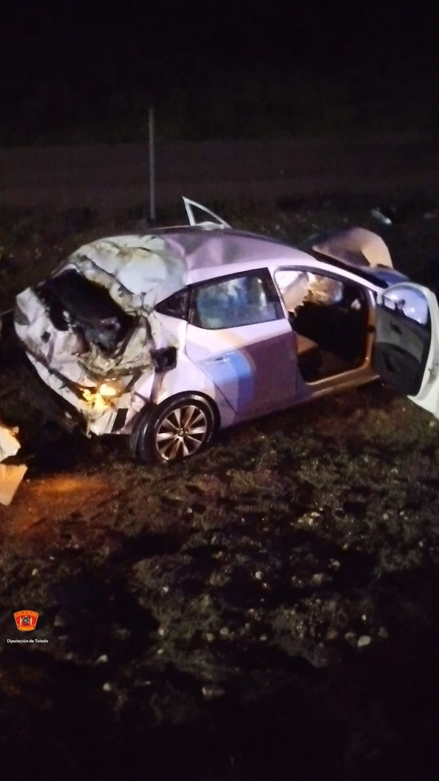 Herido En Un Accidente En A 5 Por Perder El Control Del Vehículo Y