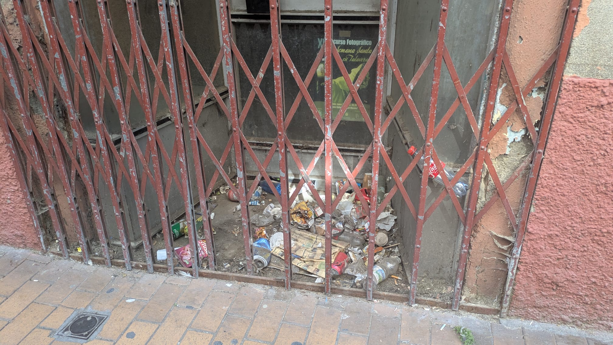 Calle Mesones en un estado lamentable de abandono - Cover Talavera