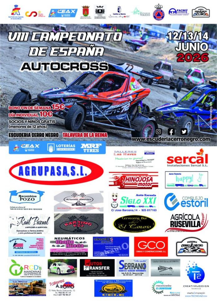 Talavera de la Reina acogerá el VIII Campeonato de España de Autocross ...